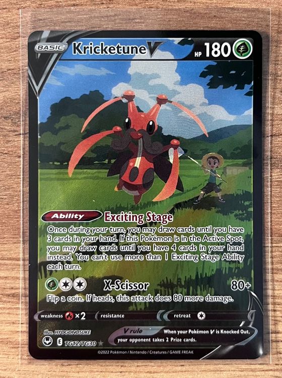 Kricketune V TG12/30 Pokemon Silver Tempest Trainer Gallery | Kaufen ...