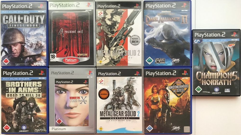 9 Playstation 2 Spiele [DE - PAL] (Gebraucht) in Basel für CHF 39 – mit ...