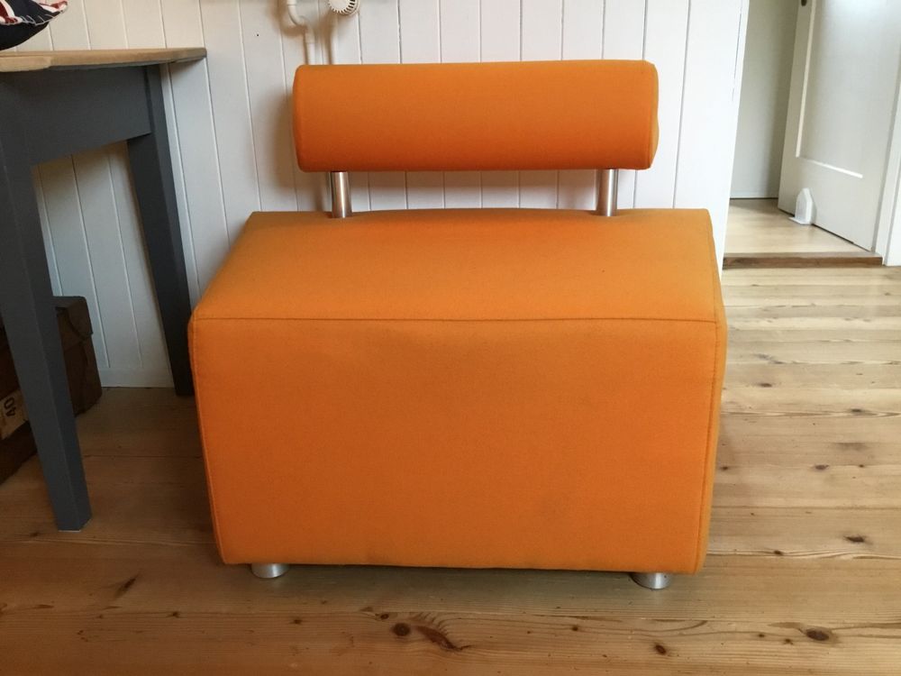 70er / 80er Jahre Sitzwürfel orange (Gebraucht) in Niederrohrdorf für ...