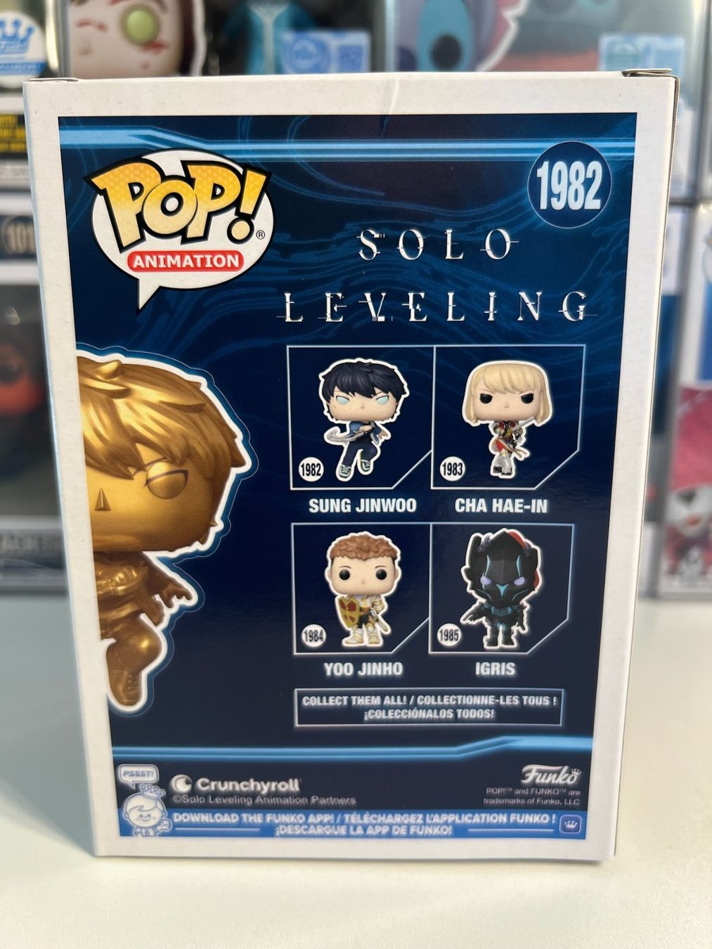 Funko POP! Animation Solo Leveling Sung Jinwoo (Gold) Limit (Neuf avec ...