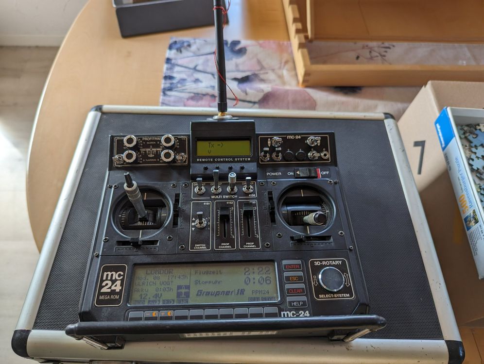 Graupner MC24 mit Jeti Modul, Koffer, Traggurt (Gebraucht) in Münsingen ...