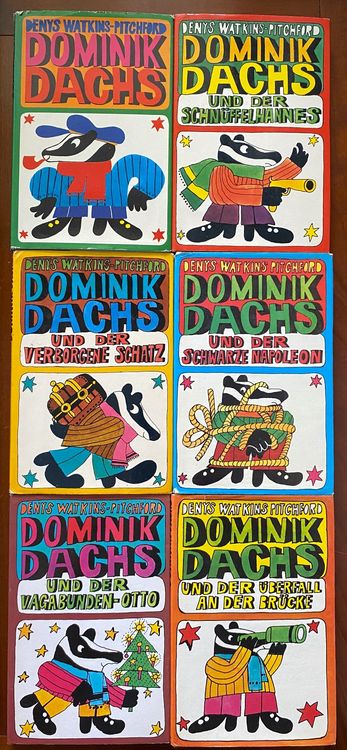 RARITÄT Dominik Dachs Buch Serie Band 1-6 komplett, 1970er (Gebraucht ...