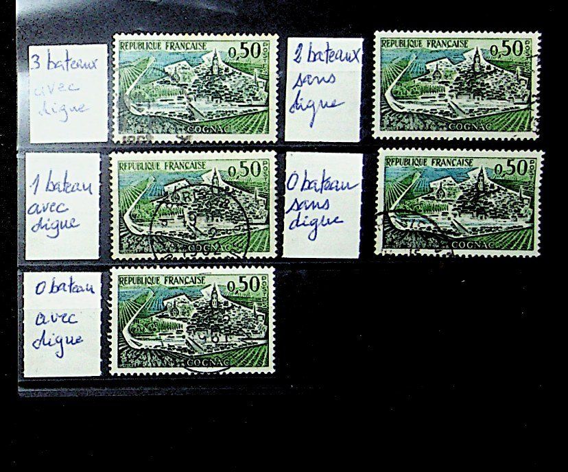 FRANCE TIMBRES OBLITÉRÉS 1961 AVEC VARIÉTÉS /J98 (Gebraucht) in ...