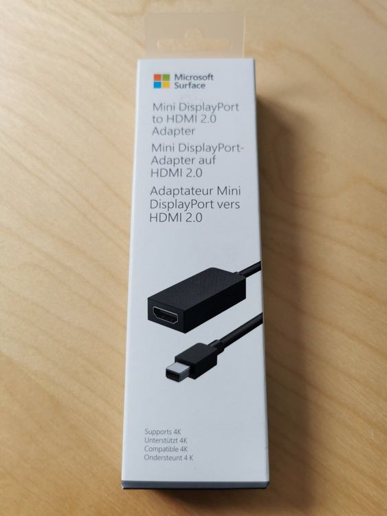 Microsoft Surface Mini DisplayPort-Adapter auf HDMI 2.0 (Neu und ...
