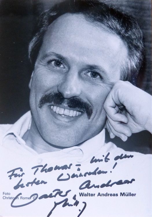 Walter Andreas Müller (1945) Schauspieler - sign. Foto (Gebraucht) in Dietikon für CHF 7 – mit ...