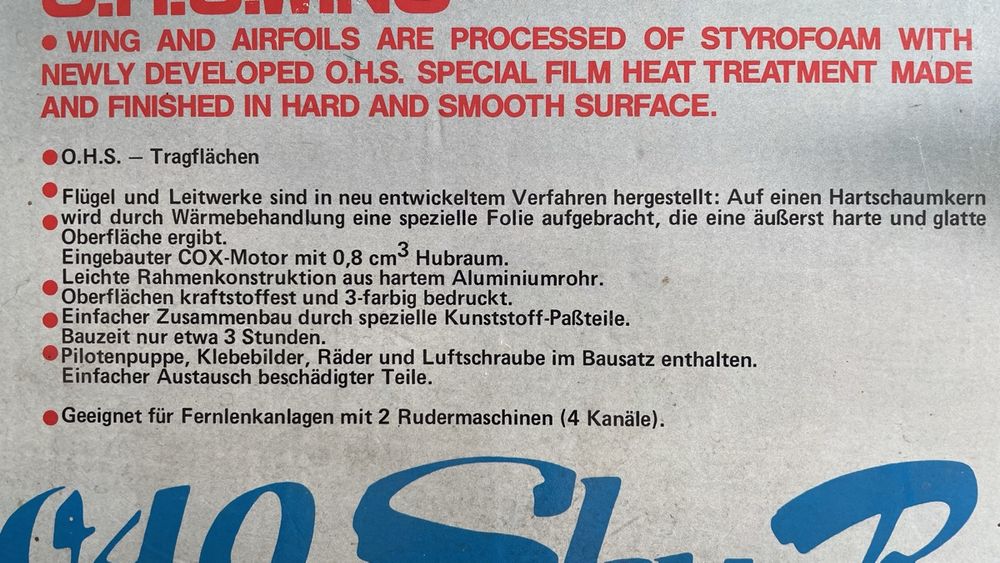 Ferngesteuertes Motorflugzeug Kyosho Graupner Sky Rally (Gebraucht) in ...