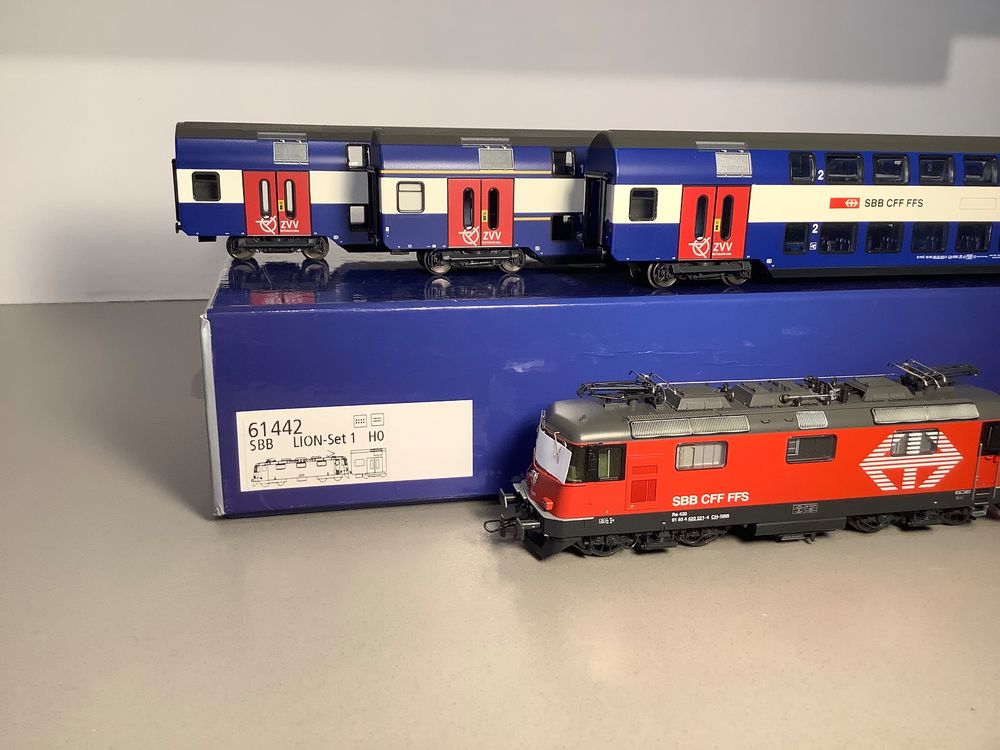 Roco 61442 : SBB Re 420 4-teilig Lion Set-1 (Neu und originalverpackt ...