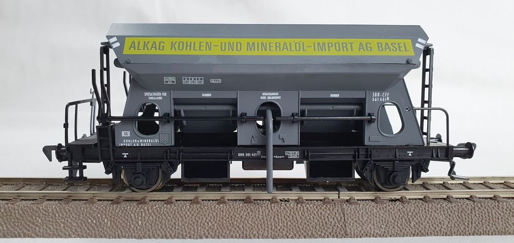 Fleischmann 5511 SBB Selbstentladewagen Alkag AG Basel OVP (Gebraucht ...