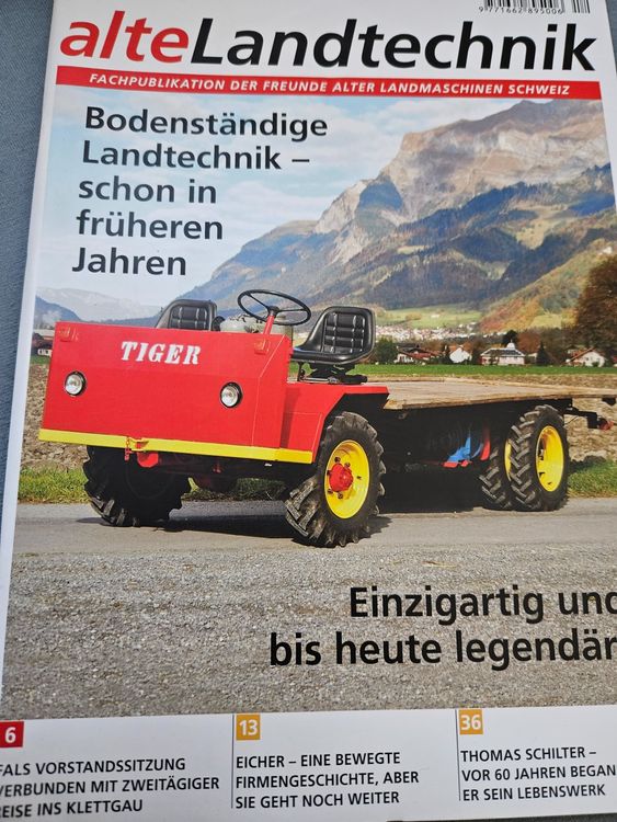 Alte Landtechnik 4/19 Schilter Eicher Mäder Zahel xa | Kaufen auf Ricardo