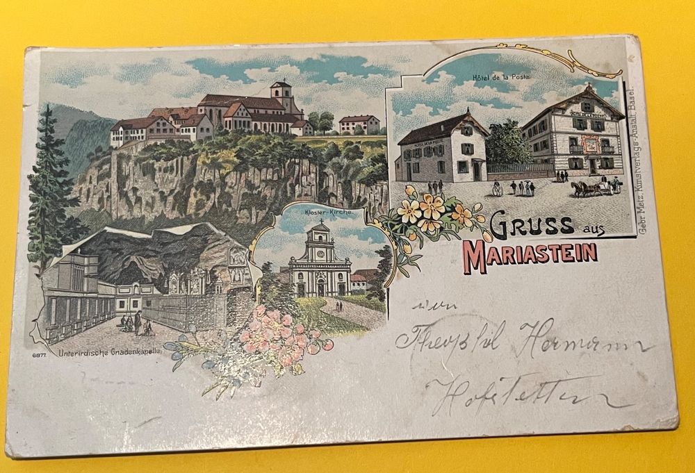 Gruss aus Mariastein Hotel de la Poste (Gebraucht) in Utzenstorf für ...