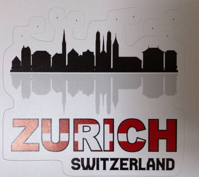 Zürich Sticker, Schweiz Aufkleber (Neu (gemäss Beschreibung)) in Meilen ...