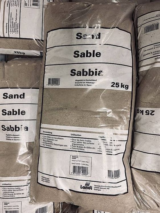 Spielsand in 25Kg Säcken (Gebraucht) in Burgdorf für CHF 49 – nur Abholung auf Ricardo kaufen