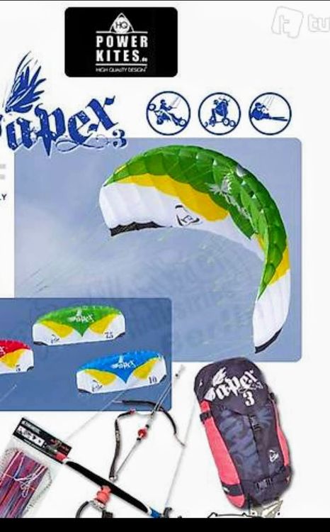 SnowKite 7.5m, Bar, HQ Apex, 2018, Landkite,Trainerkite (Gebraucht) in ...