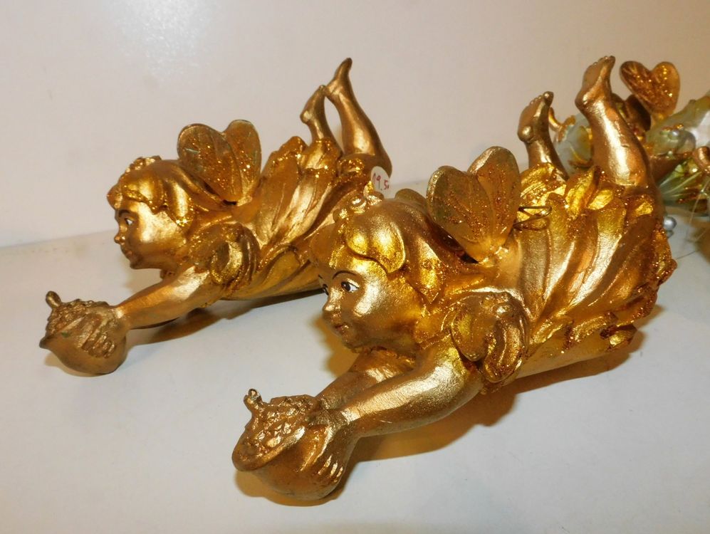 Weihnachten Dekoration Material 4 Christbaum Elfen Anhänger (Gebraucht ...