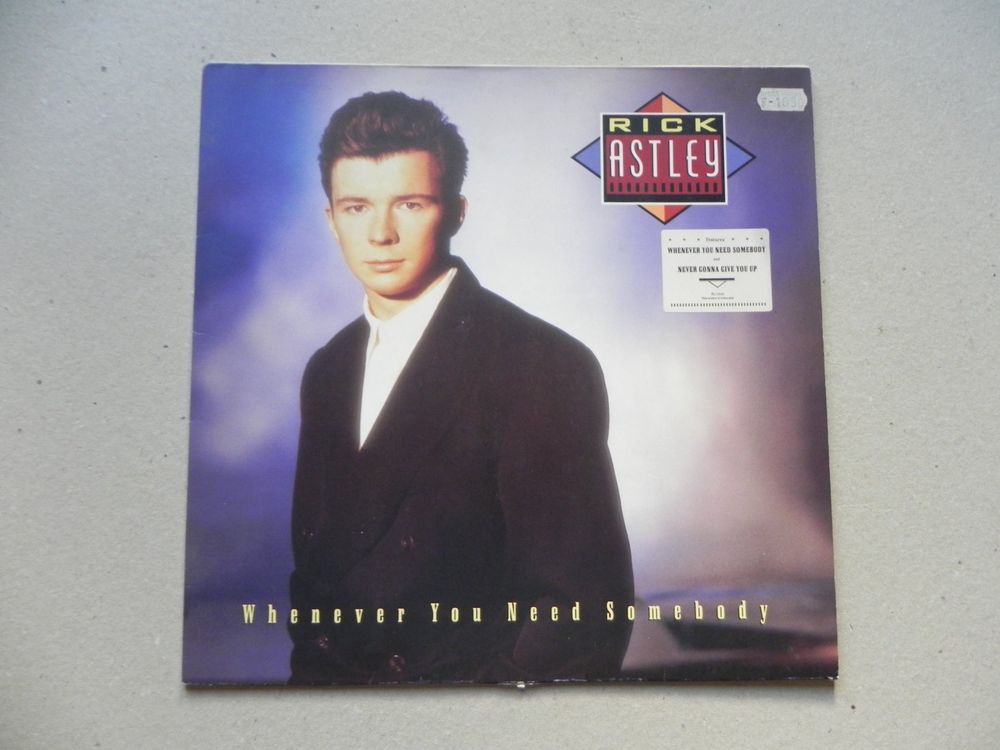 LP brit. Pop Sänger Rick Astley 1987 Whenever you.. (Gebraucht) in ...
