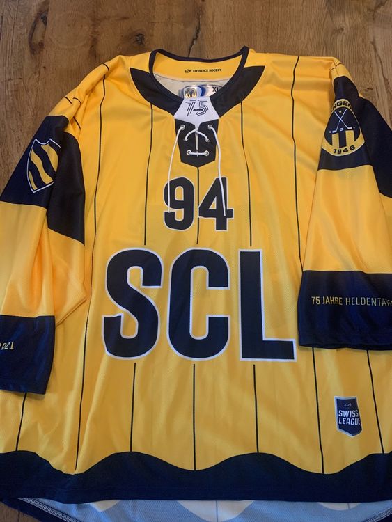 Trikot Game-Worn (Issued) SC Langenthal /Robin Leone (Gebraucht) in ...