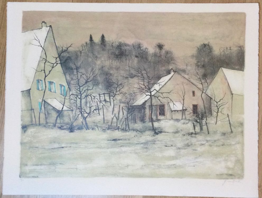 Bernard GANTNER (1928-2018) Lithographie Handsigniert (Gebraucht) in Root für CHF 20 – mit ...