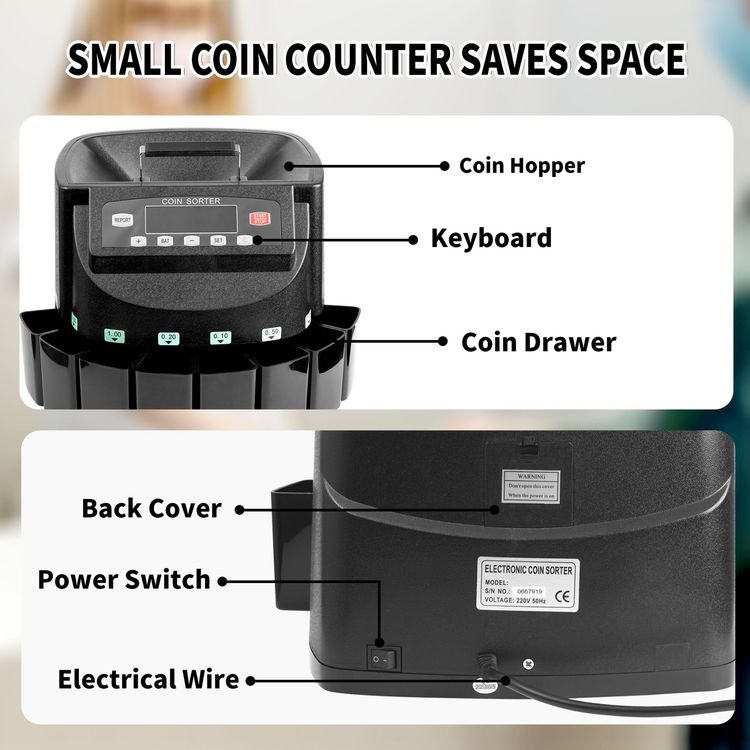 Geldzählmaschine Coinsorter für CHF Münzen Sortiermaschine | Kaufen auf Ricardo