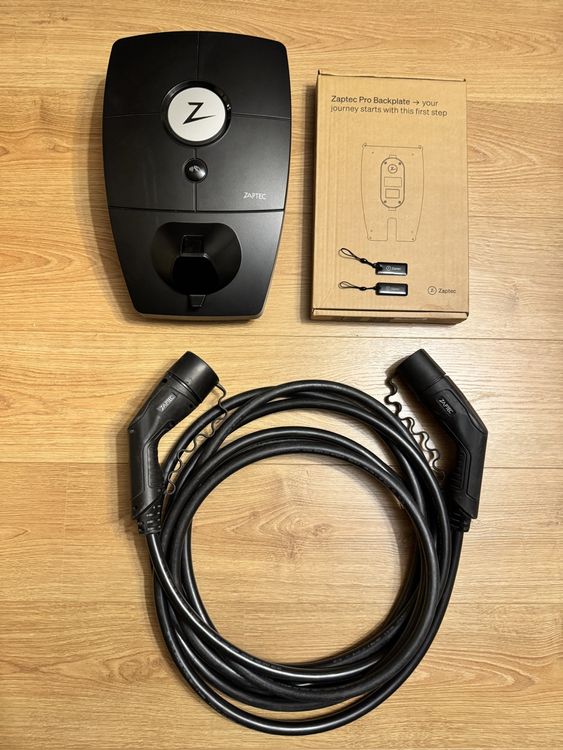 Zaptec Pro Ladestation Wallbox inkl. Rückplatte / Ladekabel (Gebraucht) in Kreuzlingen für CHF ...