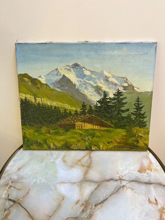 Schönes Bild Wengen / Mürren Berge | Kaufen auf Ricardo