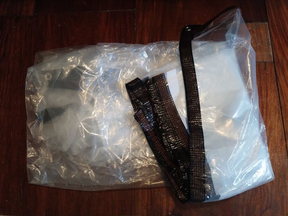 Transparente Plastikplane 3x3m - Bâche transparente (Neu und originalverpackt) in Bremblens für ...
