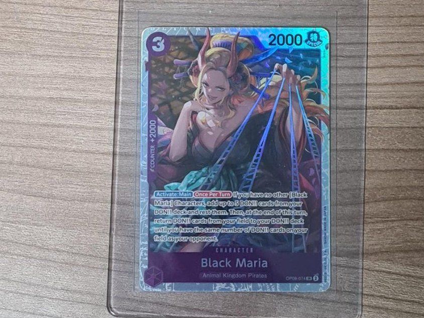 One Piece TCG: Black Maria - SR - OP08 (EN) (Neu (gemäss Beschreibung ...