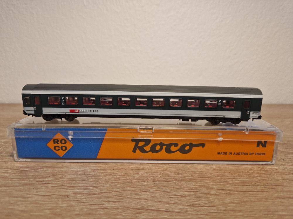 Roco N 02285 A Personenwagen 2.Kl SBB (Gebraucht) in St-Aubin-Sauges ...