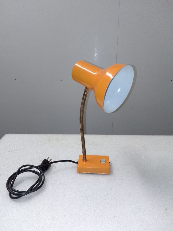 Vintage Schreibtischlampe orange, Pfaffle Leuchten (Gebraucht) in ...