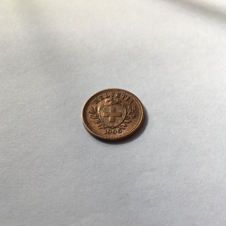 1906 1 Rappen (Gebraucht) in Kirchberg SG für CHF 26.5 – mit Lieferung auf Ricardo kaufen