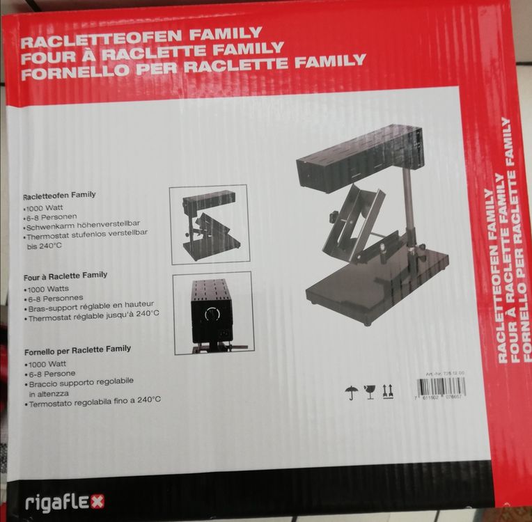 Familien Racletteofen mit Garantie von regaflex (Gebraucht) in Seewen ...