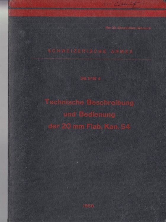 Flab Kanone 54 - Technische Beschreibung | Kaufen auf Ricardo