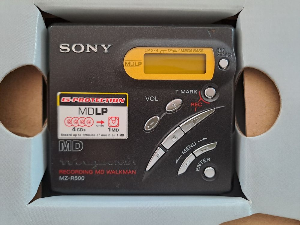 Sony MZ-R500 MD Minidisk inkl. OVP (Gebraucht) in Recherswil für CHF 42 ...
