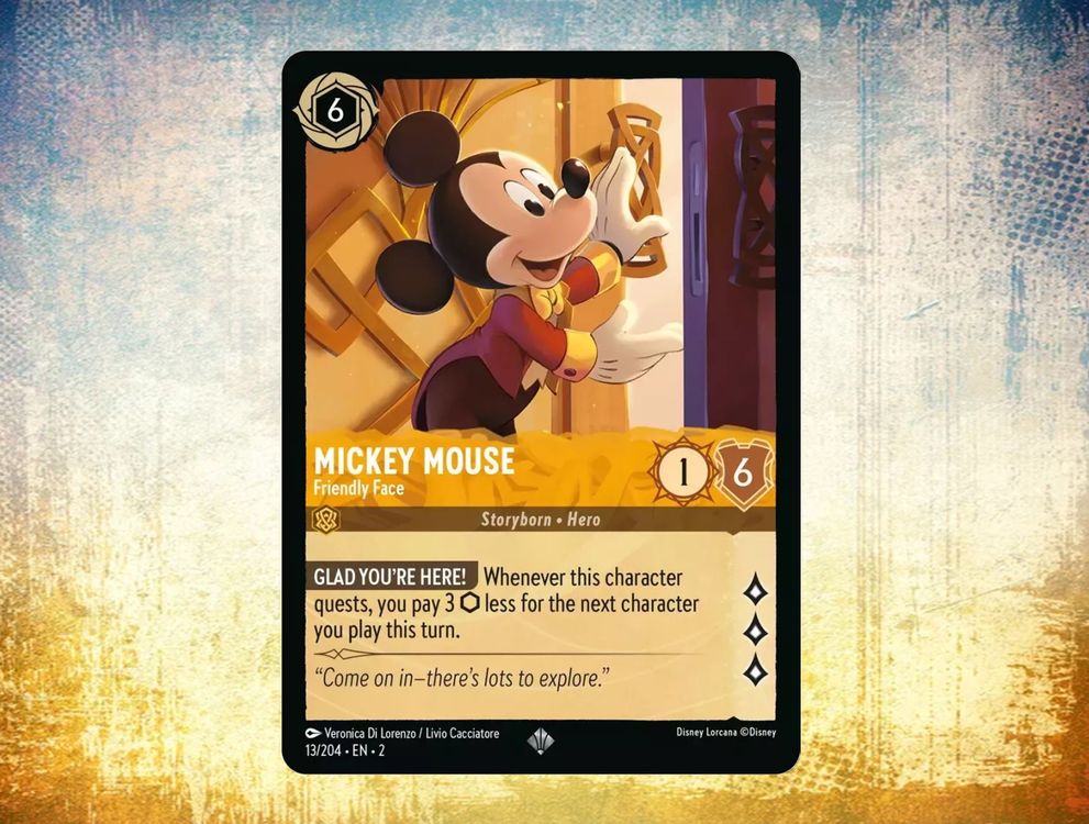 Lorcana Floodborn * MICKEY MOUSE * 13/204 - English (Neu (gemäss ...