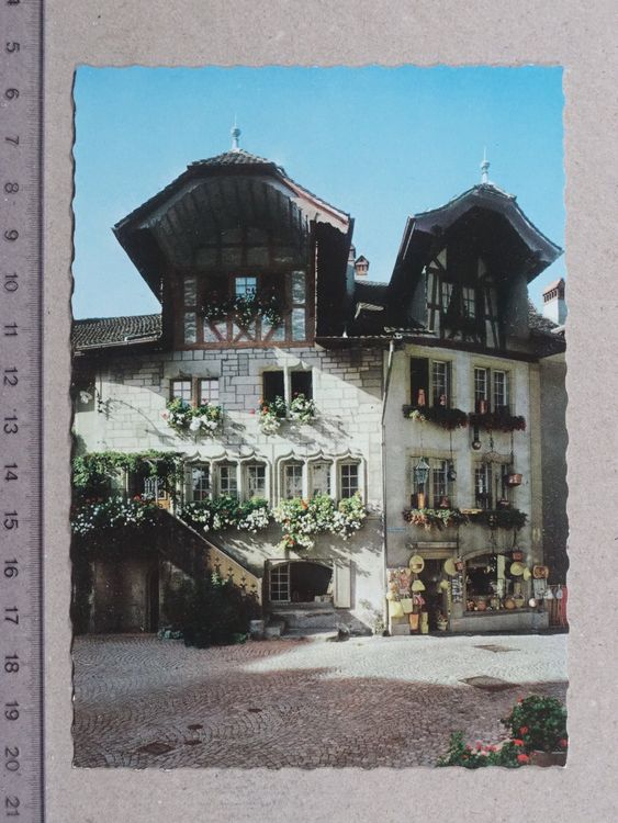 Murten, Morat, Gothische Häuser, maisons gothique (Gebraucht) in Lenzburg für CHF 2 – mit ...