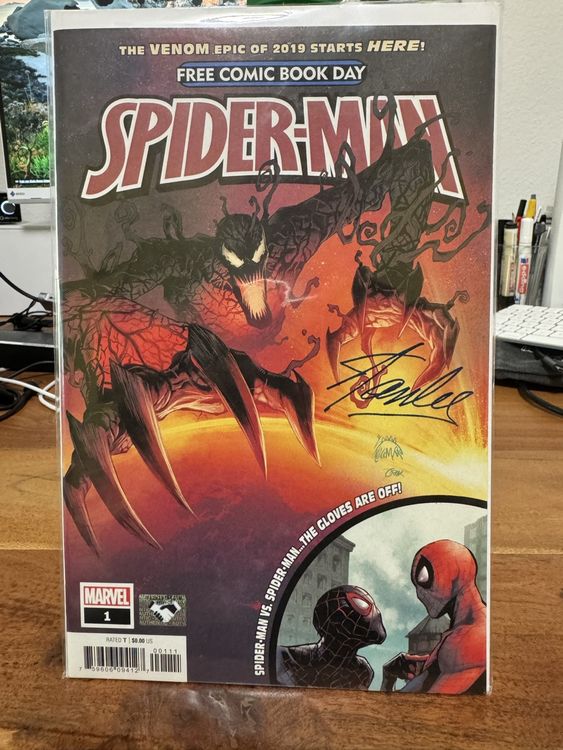 Spiderman/Venom, inkl. der DNA von STAN LEE! COA | Kaufen auf Ricardo