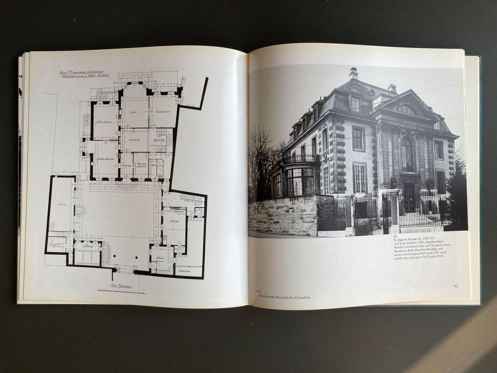 Rolf Brönnimann: Villen des Historismus in Basel. (Gebraucht) in ENGI ...