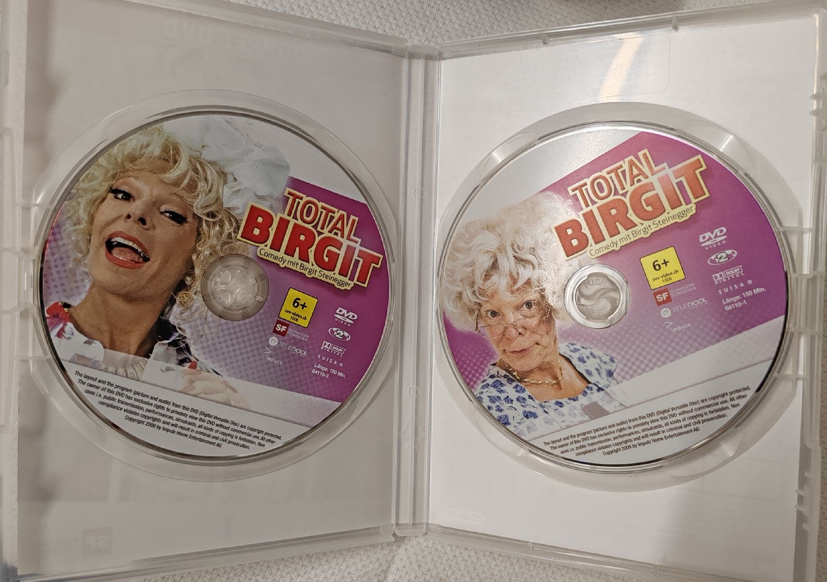 DVD Total Birgit: Comedy mit Birgit Steinegger, Box 1-4 (Gebraucht) in Menziken für CHF 15 – mit ...