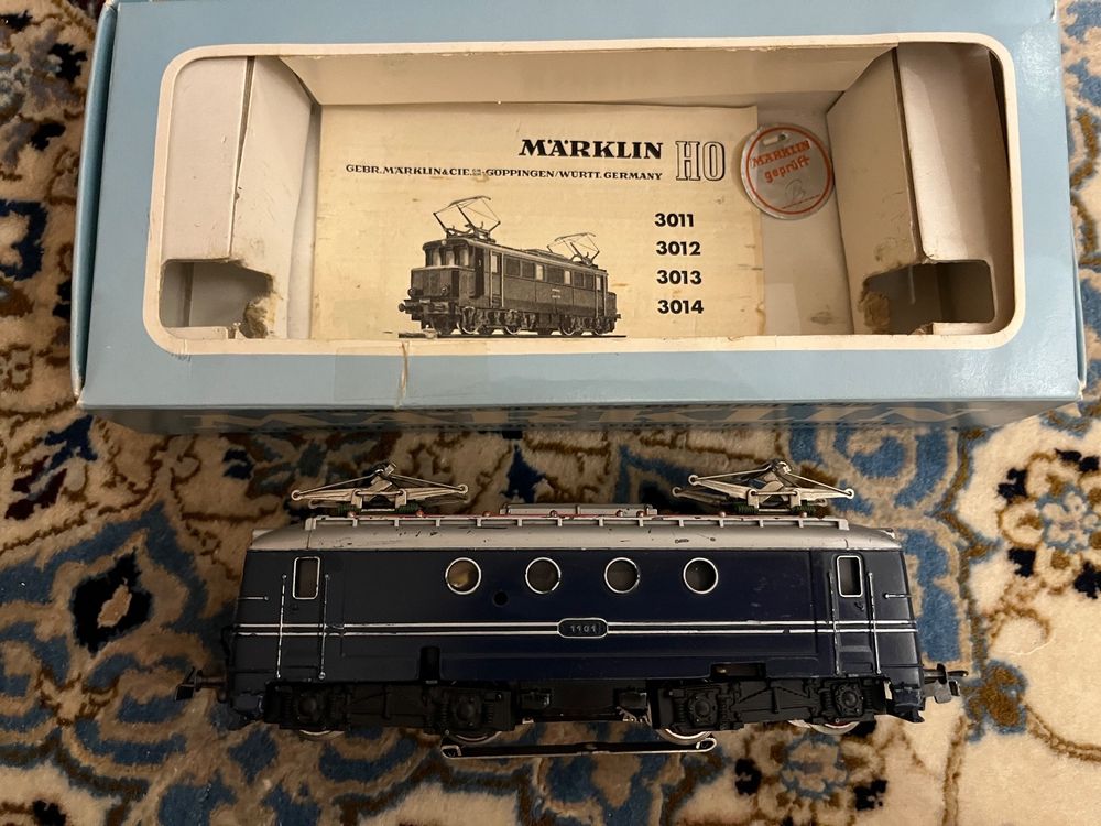 Märklin 3012/3 ab 1958 mit silbergrauem Dach SCNF 1101 OVP (Gebraucht ...