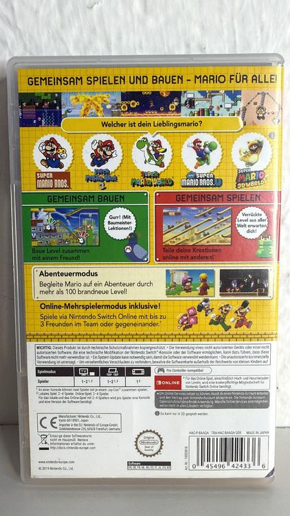 Super Mario Maker 2 - Nintendo Switch Game - Excellent! (Gebraucht) in ...