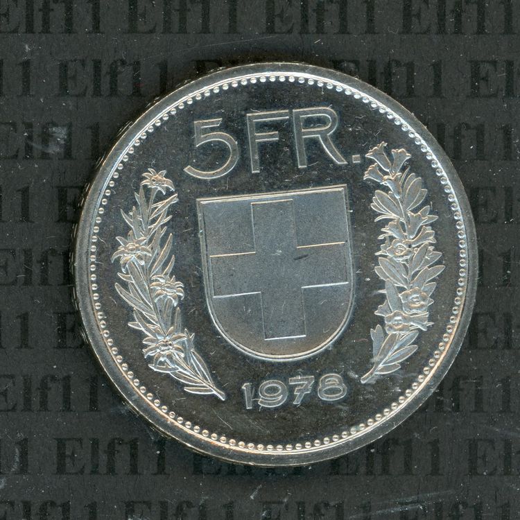 CHF___5.00 1978 stgl * nigelnagelneu! 5 Franken (Neu (gemäss Beschreibung)) in Widnau für CHF 25 ...