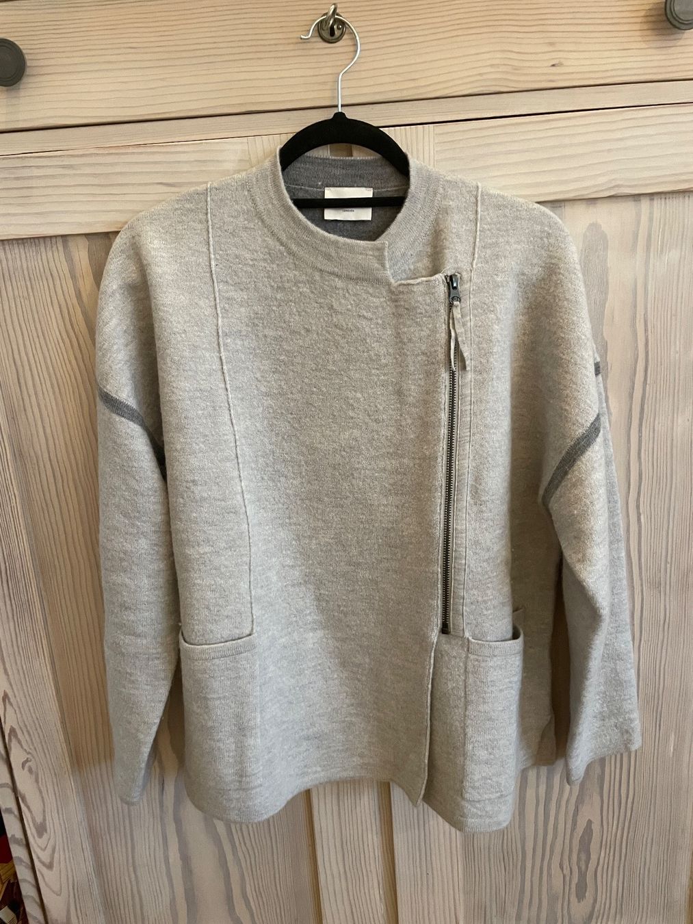 Wollwalk Jacke, boxy Style, 36/38, grau (Neu (gemäss Beschreibung)) in ...