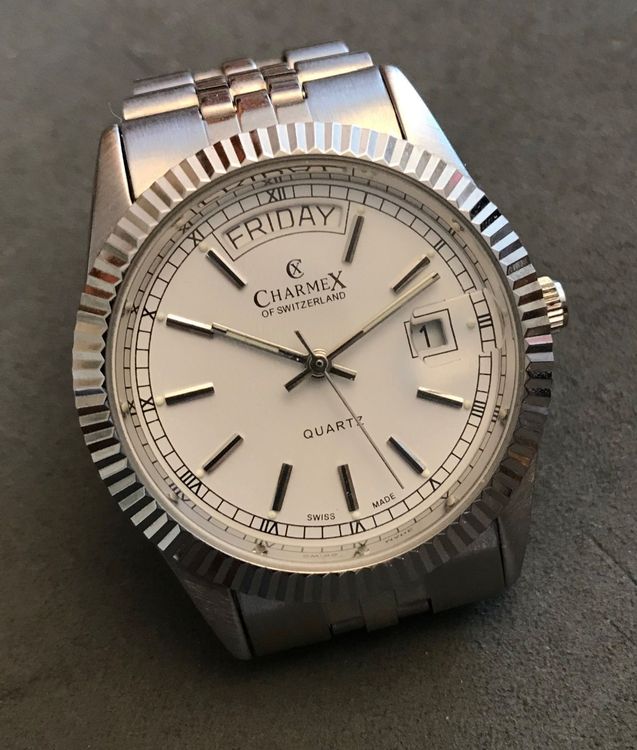 Charmex of Switzerland, Quartz, Day/Date mit Box und Papiere | Kaufen ...