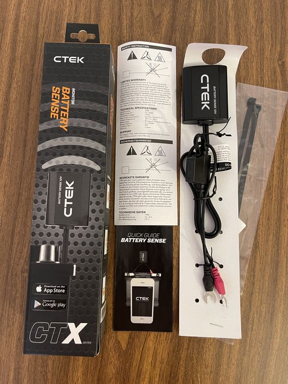 CTEK CTX Battery Sense Bluetooth Batteriemonitor (Neu und ...