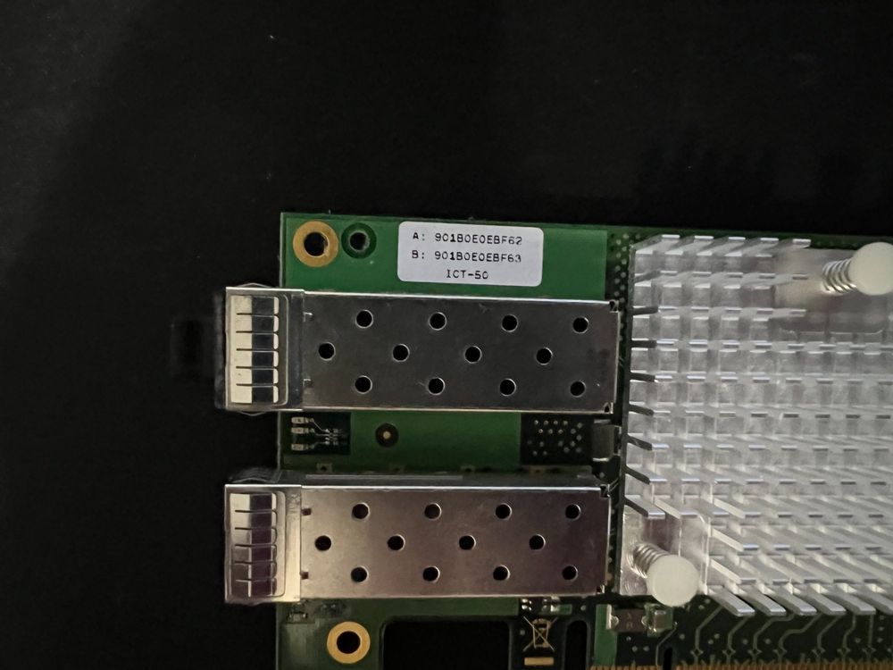 Fujitsu X520-DA2 Dual Port 10GbE SFP Low Profile PCIe 3.0 x8 (Gebraucht ...