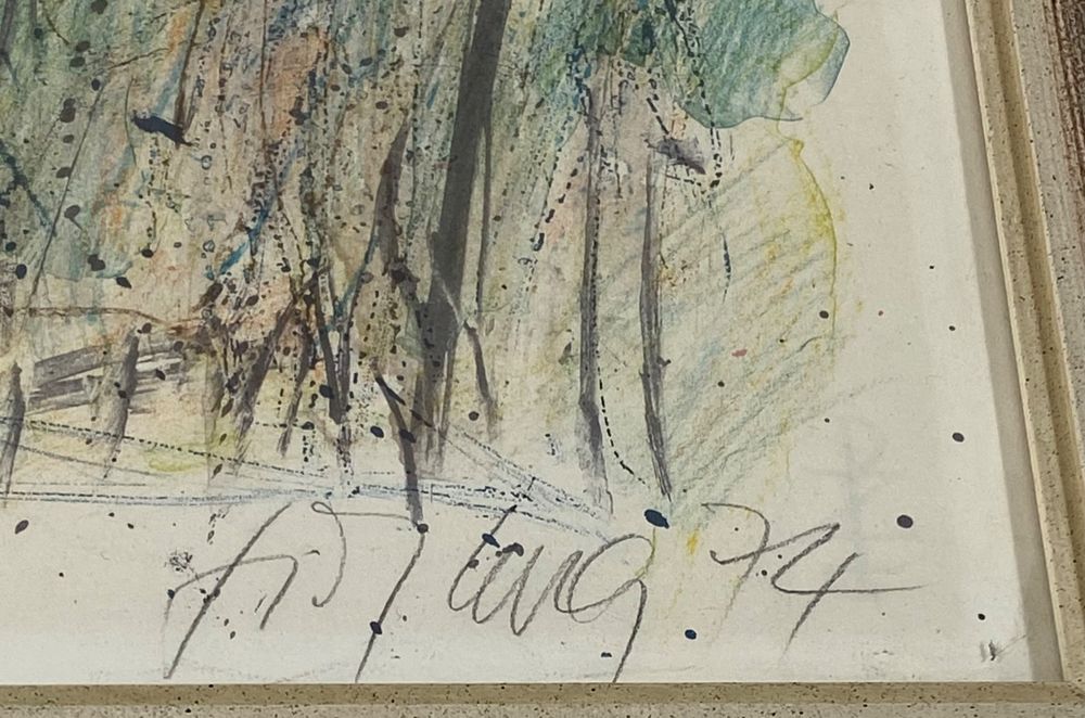 Fritz HUG (1921-1989) Lithographie Handsigniert (Gebraucht) in für CHF ...