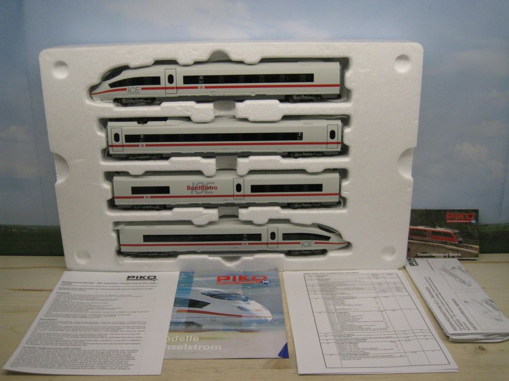 PIKO 57305 ICE 403 015-1 Triebzug 4 teilig / DCC Digital (Gebraucht) in ...