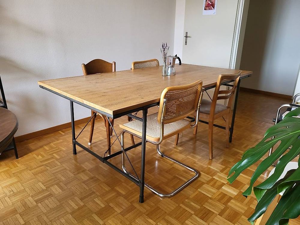 Industrial Style Esstisch 190 x 100 x 76 Wipkingen (Gebraucht) in Zürich für CHF 100 – nur ...