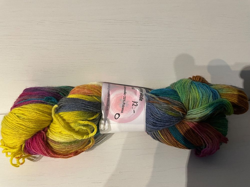 1Knäuel Handgefärbte TrekkingTweed (Neu (gemäss Beschreibung)) in Büsserach für CHF 9 – mit ...