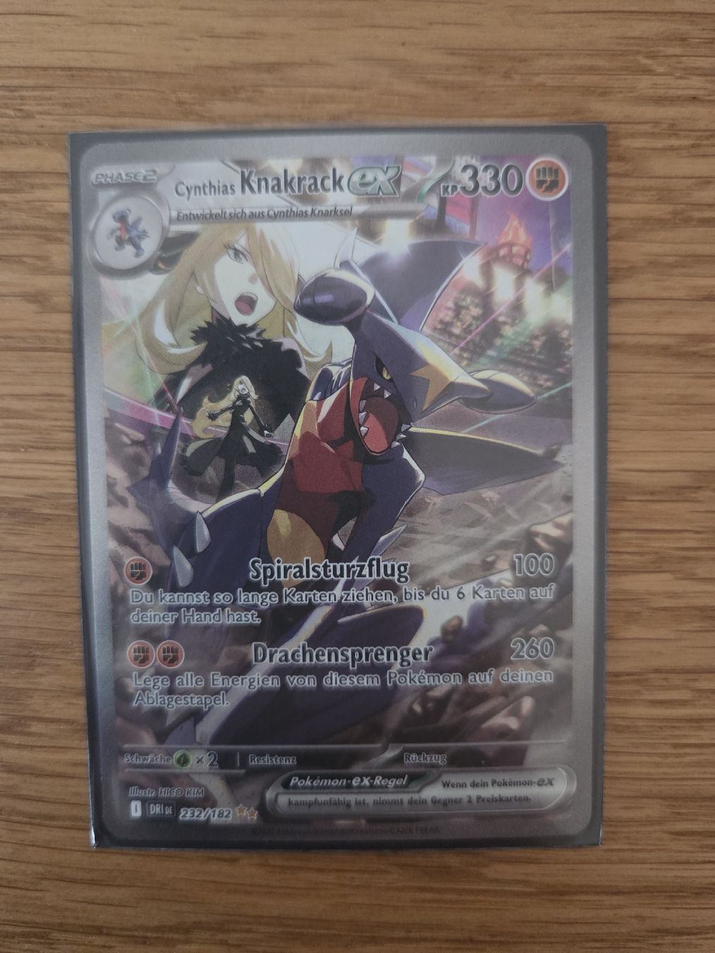 Cynthias Knakrack EX DRI 232 - Seltene Pokemon Karte (Neu (gemäss ...