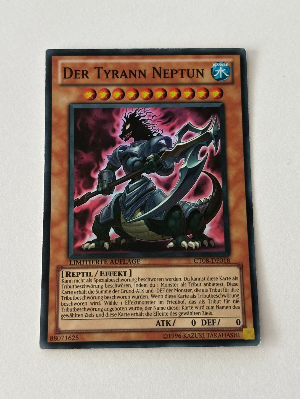 Yu-Gi-Oh Der Tyrann Neptun Limitiert CT08-DE018 (Gebraucht) in Herisau ...
